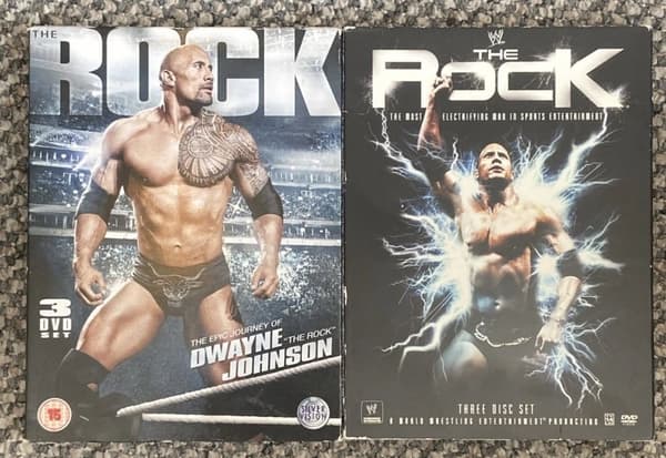 2 x Sets Of The Rock Dwayne Johnson WWE Wrestling DVD Brand New | CDON