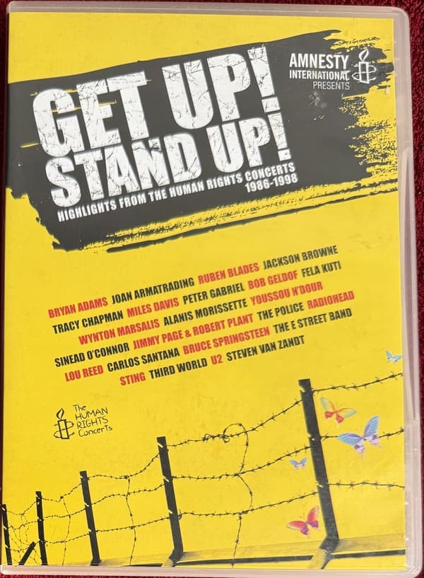 GET UP! STAND UP! Human Rights Concerts - Peter Gabriel DVD (1986 ...