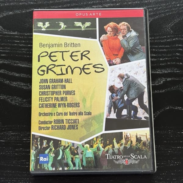 Peter Grimes Britten Teatro alla Scala John Graham-Hall DVD Brand New ...