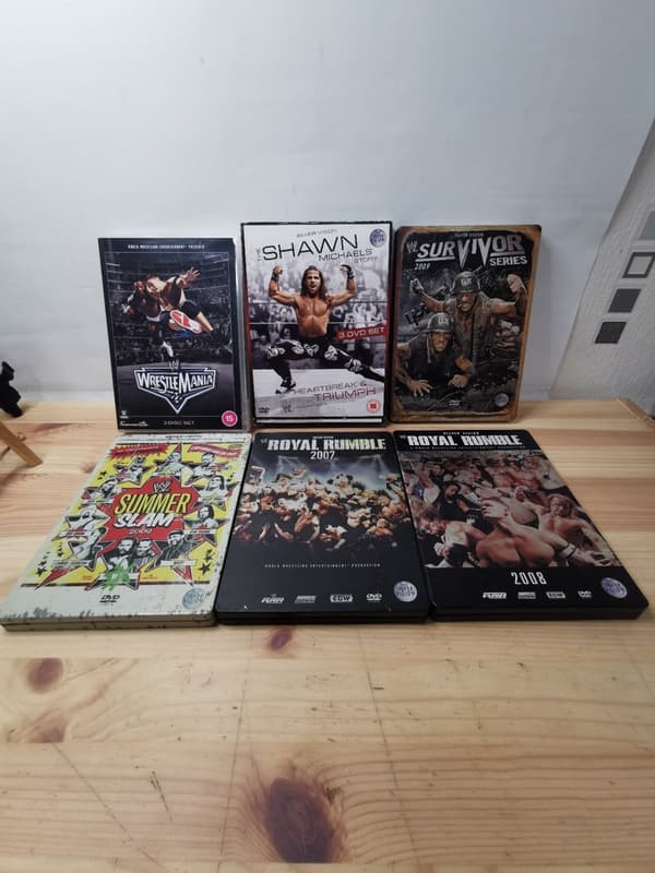 Wrestling Bundle X6 Including Wrestlemania 22 And Shawn DVD Brand New ...