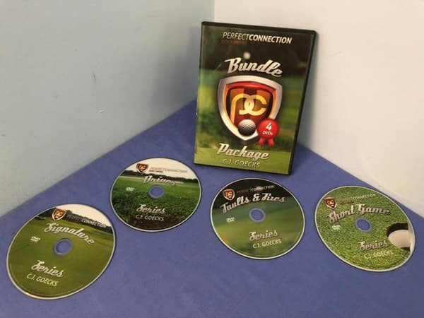 Perfect Connection Golf Swing Bundle Package 4 C. J. Goecks DVD Brand ...