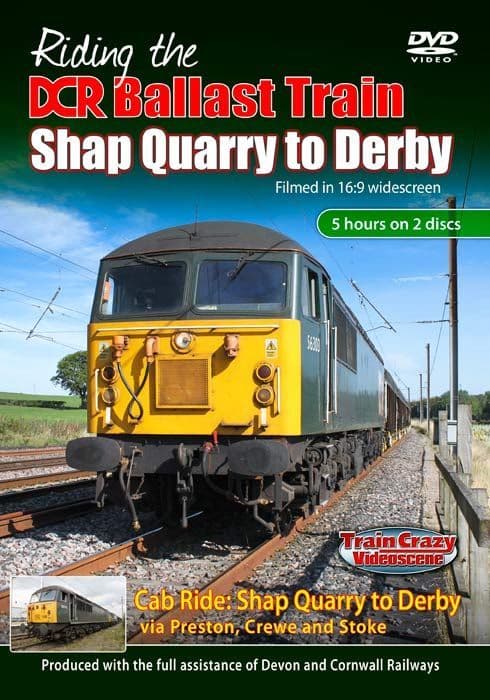 Riding the DCR Ballast Train - Shap Quarry to Derby. Cab Ride DVD Brand ...