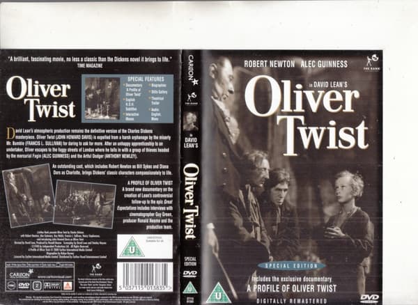 Oliver Twist- - -The Rank Collection-Movie TRC DVD (1948) Brand New | CDON