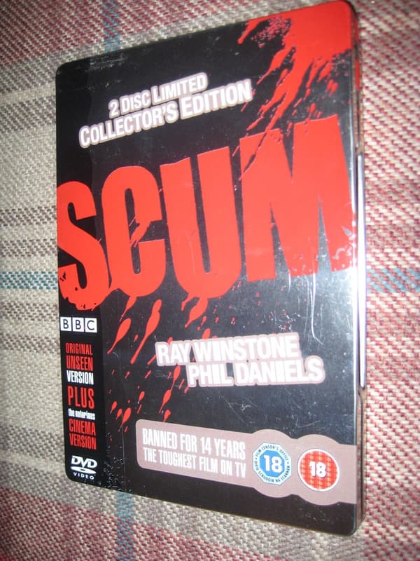 SCUM STEELBOOK LIMITED COLLECTOR'S EDITION BOTH FILM VERSIONS DVD Brand ...