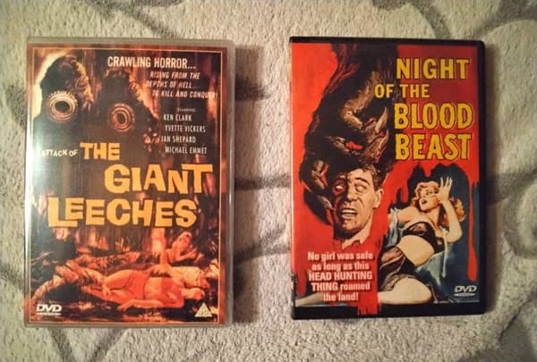 Night of the Blood Beast & Attack of the Giant Leeches 2xDVDs DVD Brand ...