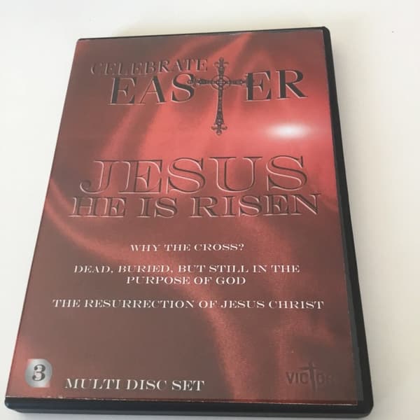 JESUS HE IS RISEN . CELEBRATE EASTER . Rare 3 x set DVD Brand New | CDON