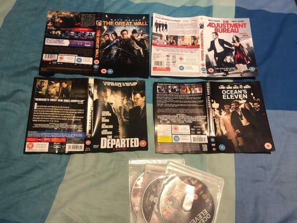 Matt Damon & Will Smith 11x Bundle Adjustment Bureau Men In Black DVD ...