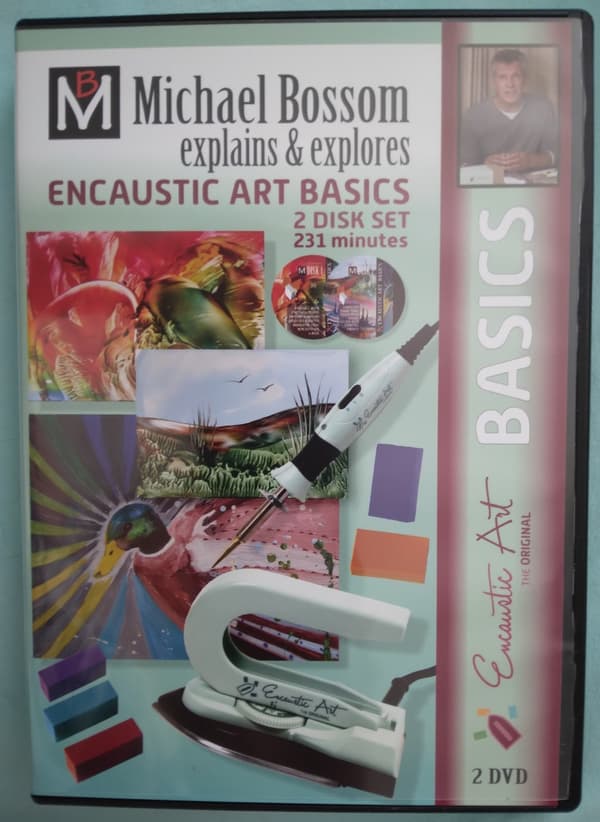 Michael Bossom Explains & Explores Encaustic Art Basics 2 Disk Set DVDs ...