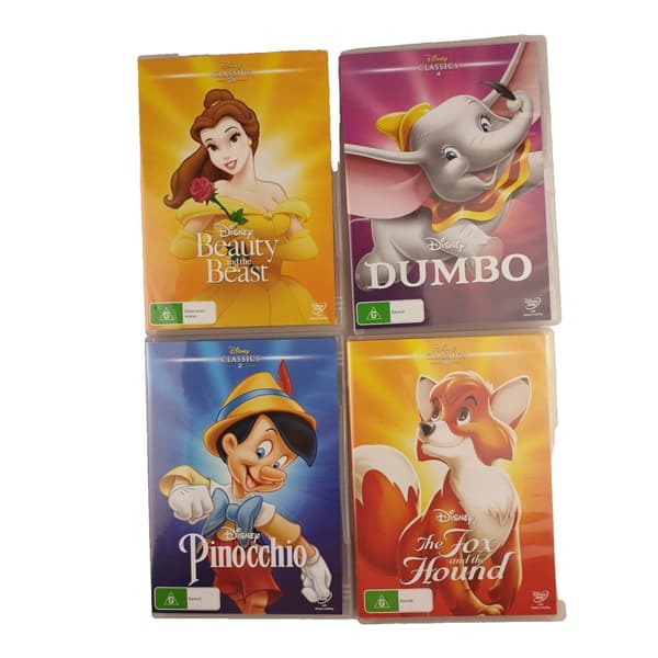 Disney Classics for Children, 4 x Bundle, (See Titles Below), Animation ...