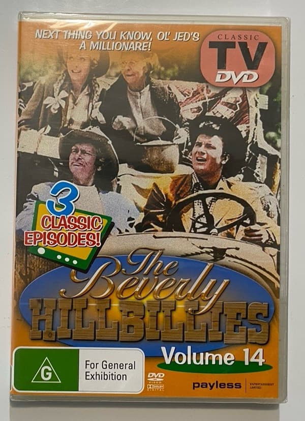 The Beverly Hillbillies Volume 14 TV Show Series Comedy Sitcom DVD ...