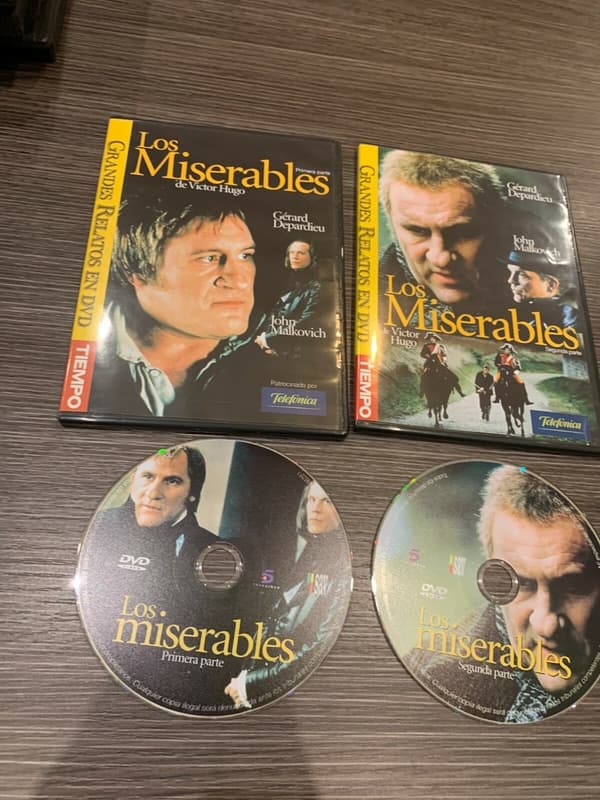 Les Miserables Victor Hugo First And Second Part DVD Brand New | CDON