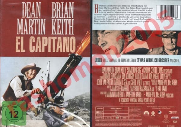 SOMETHING BIG Dean Martin Brian Keith DVD (1971) Brand New | CDON