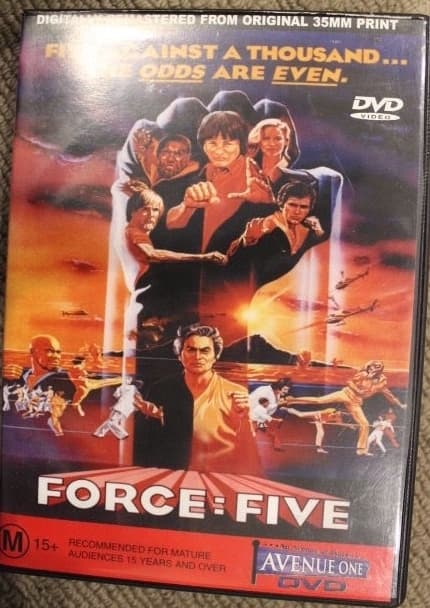 FORCE:FIVE REMASTERED PRINT CULT MOVIE RARE FILM BENNY 'THE JET ...