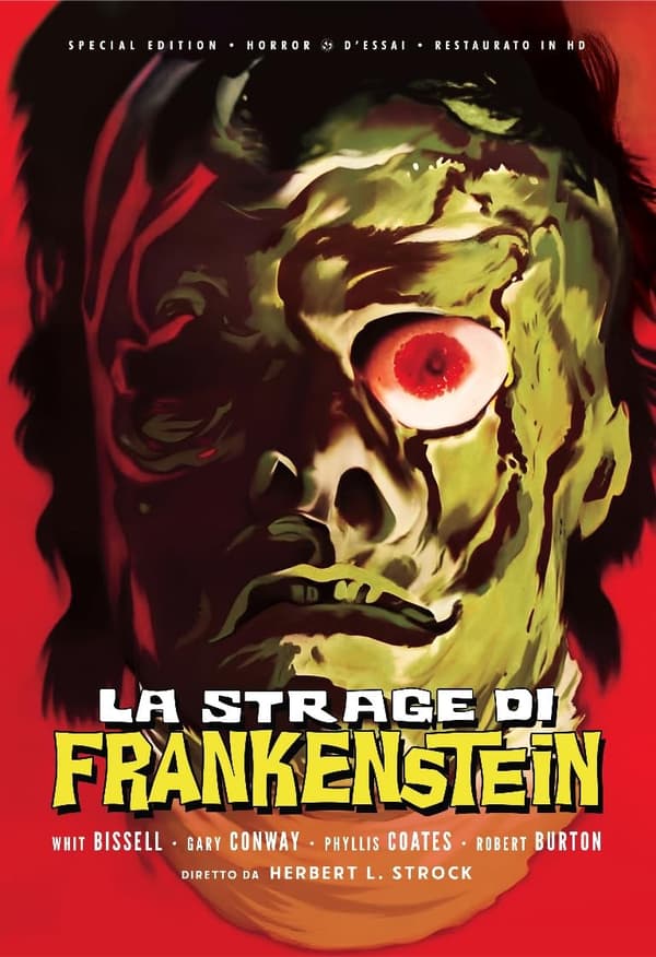 La Strage Di Frankenstein (Restaurato In Hd) Whit Bissell DVD Brand New ...