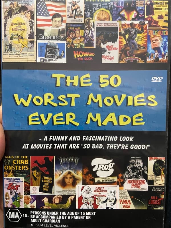 50 Worst Movies Ever Made (film countdown / documentary DVD Brand New ...