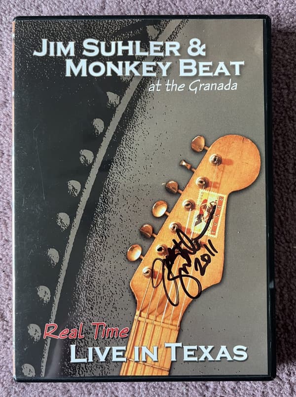 Jim Suhler & Monkey Beat At The Granada signed cover & disc DVD (2008 ...