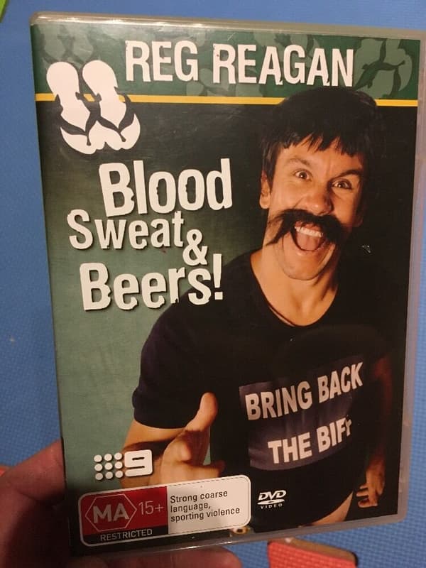 Reg Reagan:Blood Sweat & Tears(UK )Australia Rugby League CH9 DVD Brand ...