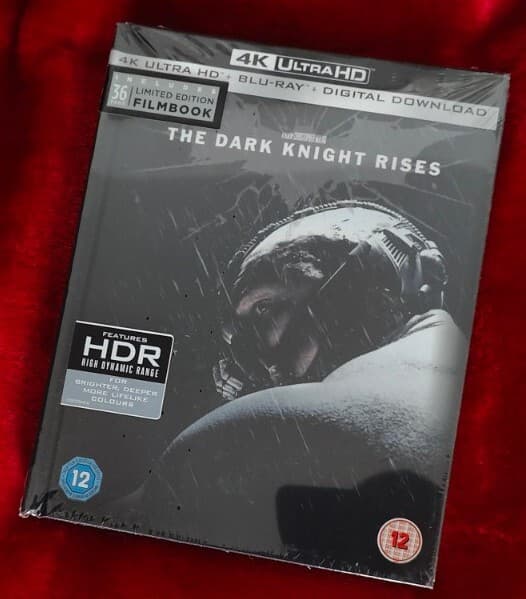 The Dark Knight Rises 4k Uhd And Blu Ray Filmbook Limited Edition Seal