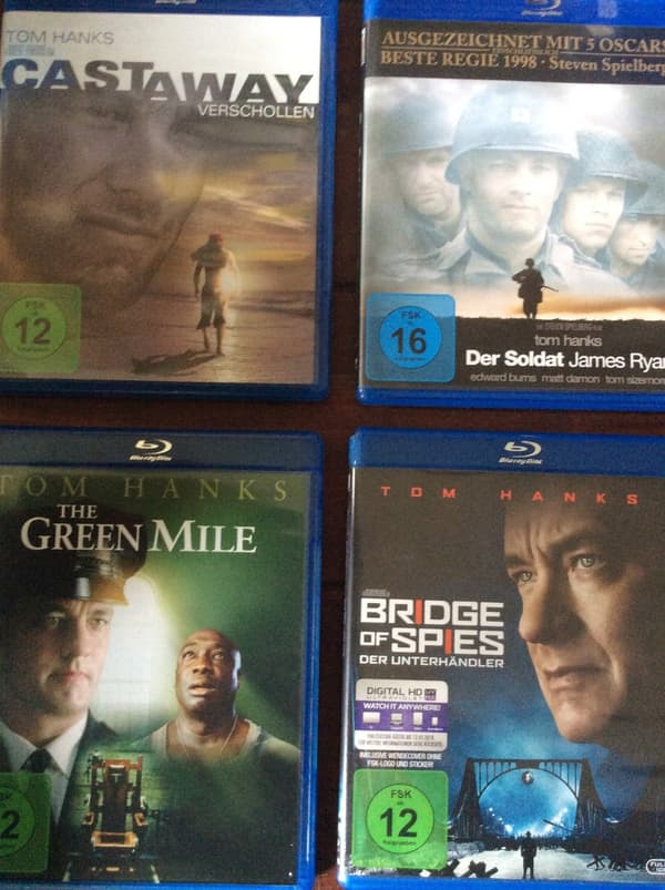 Tom Hanks Bridge of Spies The Green Mile Soldat James Ryan DVD Brand ...