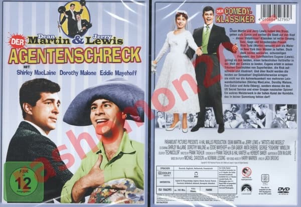 ARTISTS AND MODELS Dean Martin Jerry Lewis Shirley MacLaine DVD Brand ...