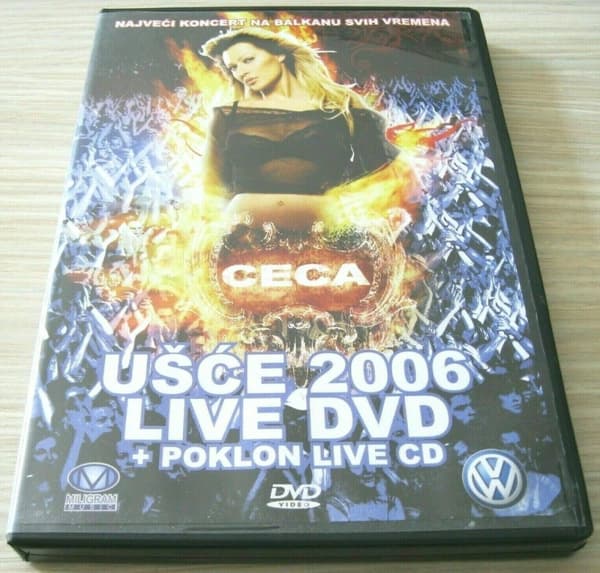 SVETLANA CECA VELICKOVIC RAZNATOVIC +CD USCE BEOGRAD LIVE DVD (2006 ...