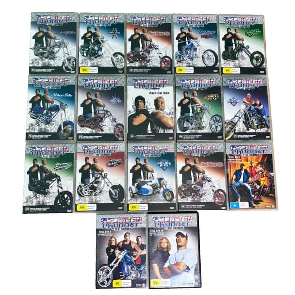 American Chopper Collection x17 age Toolbox DVD Brand New | CDON