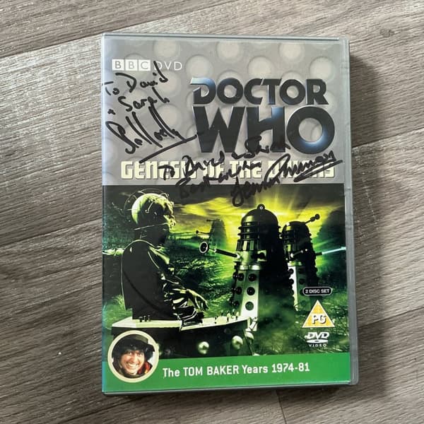 Doctor Who Genesis Of The Daleks The Tom Baker Years To 81 signed DVD ...