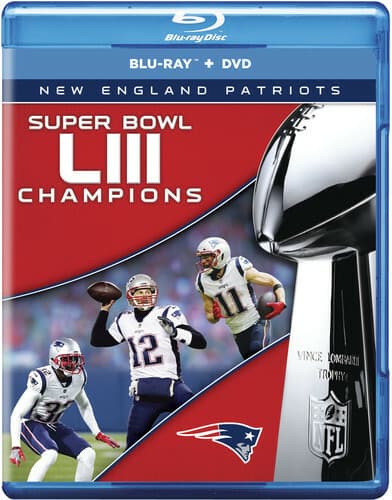 England Patriots Super Bowl LIII 53 NFL Football Blu-ray Brand New | CDON