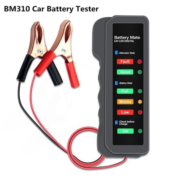 12V bilbatteritestare Autoanalysatordisplay 12 volt bromsvätsketestare ...