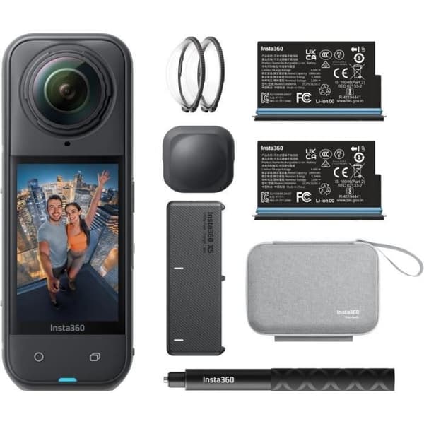 Insta360 X5 Bundle Edition - 360° sportkamera - 8K - WiFi och Bluetooth ...