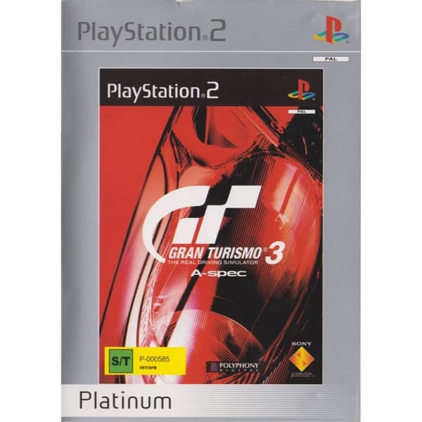 Gran Turismo 3 A-spec Playstation 2 PS2 Platinum Nordisk (Begagnad) | CDON