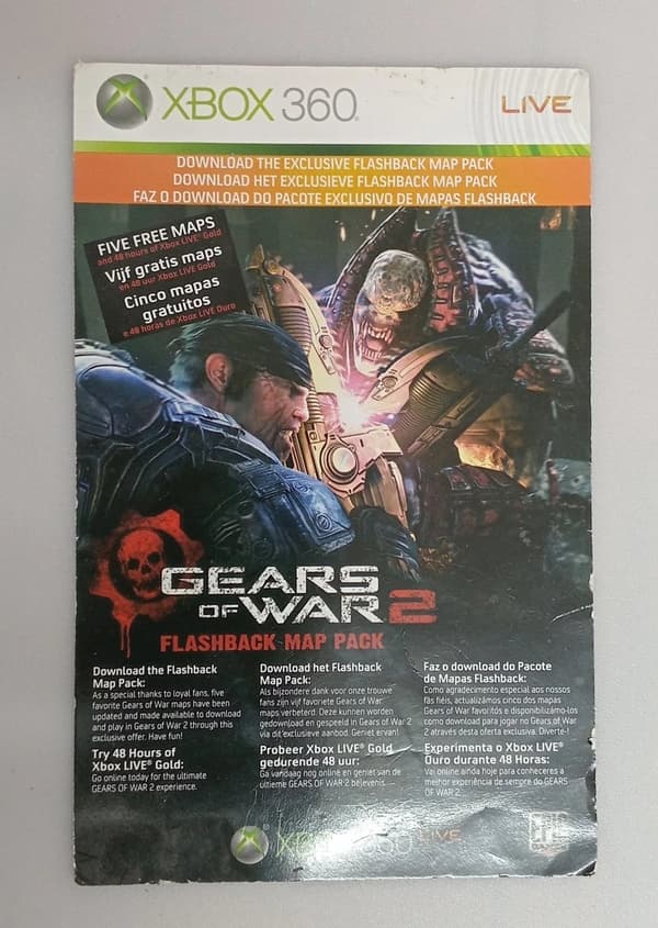 Gears of War 2 Xbox 360 Flashback Map Pack Brand New | CDON