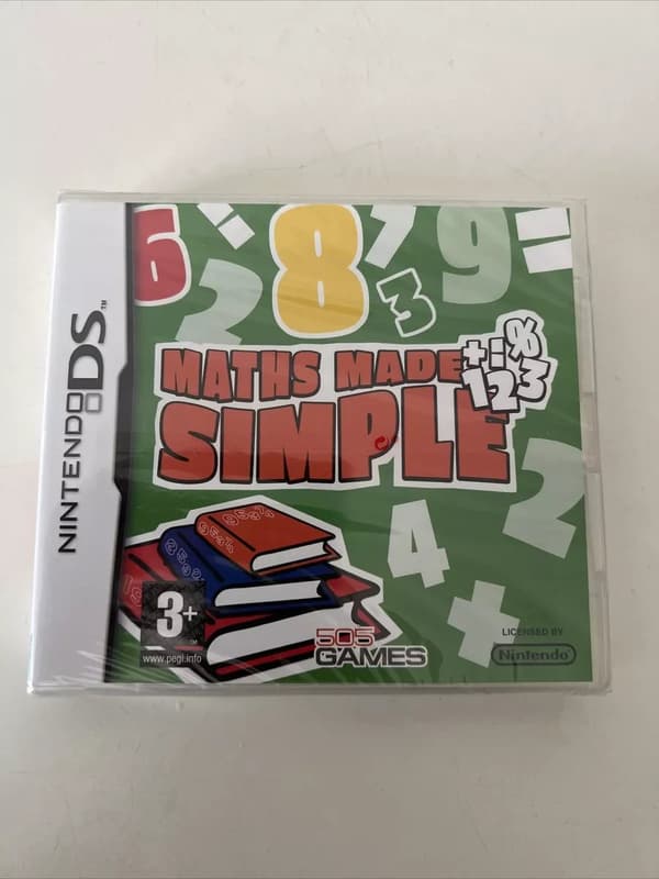 Maths Made Simple NDS 2DS Nintendo DS Education Game Brand New | CDON