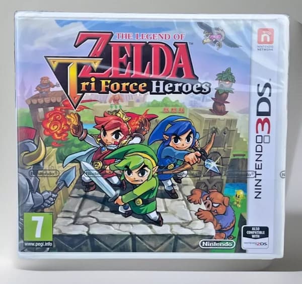 NINTENDO 3DS THE LEGEND OF ZELDA TRI FORCE HEROES PAL Brand New | CDON