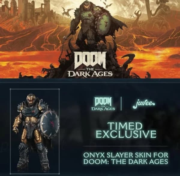 DOOM: The Dark s DOOM Slayer Onyx Skin PC / PS5 / Xbox Series XS Brand ...