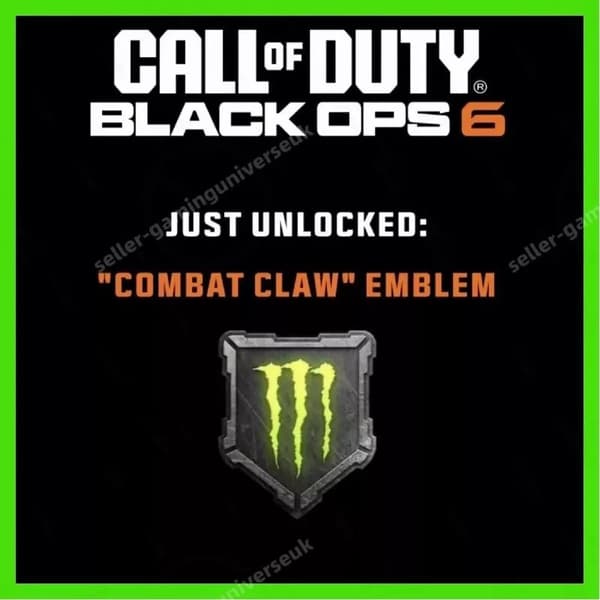 Call of Duty Black Ops 6 Combat Claw Emblem & Exclusive BO6 Brand New ...