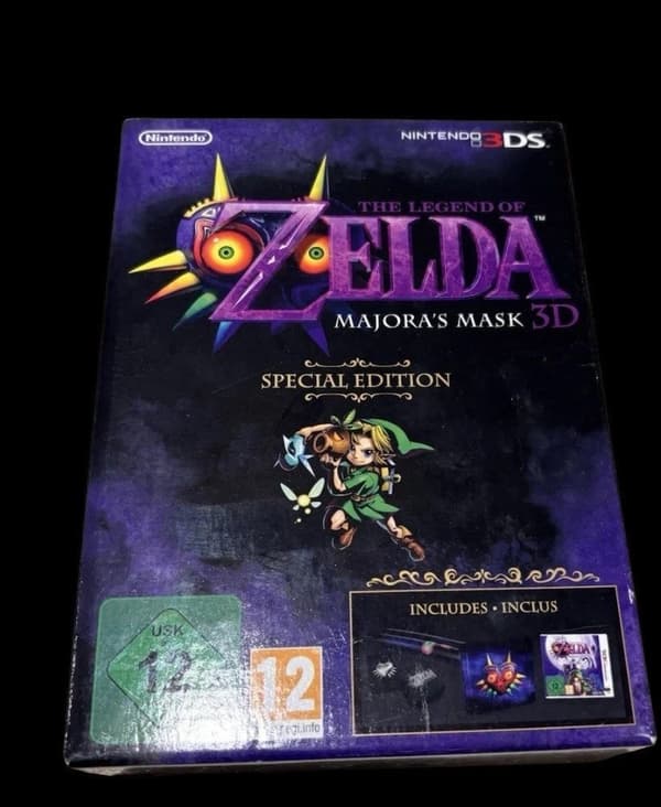 The Legend of Zelda: Majora's Mask 3DS Special Edition Pal Complete ...