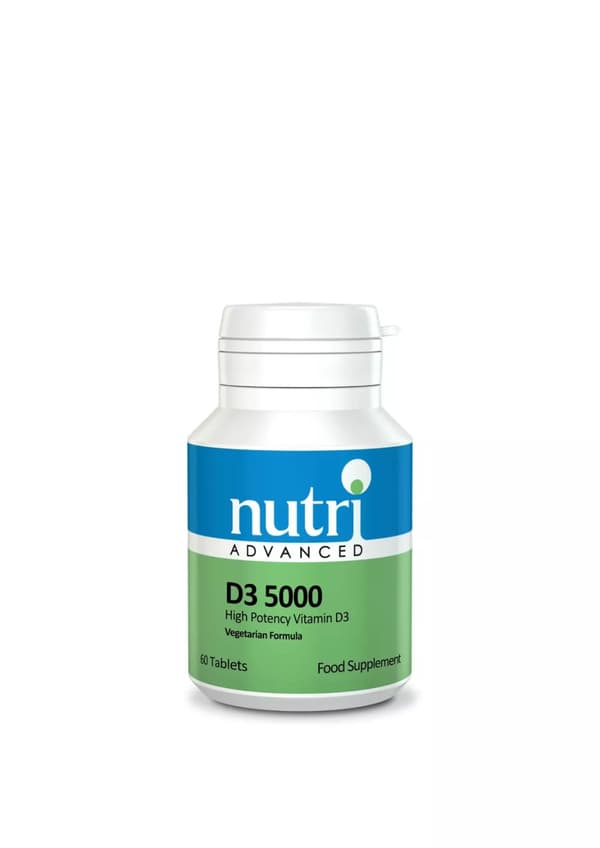 Vitamin D3 High Strength, 5000iu, 60 Tablets, Nutri Advanced | CDON