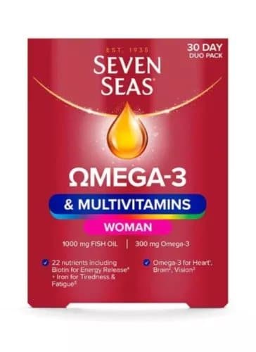 Seven Seas Omega-3 & Multivitamins for Women 60 Tablets. | CDON