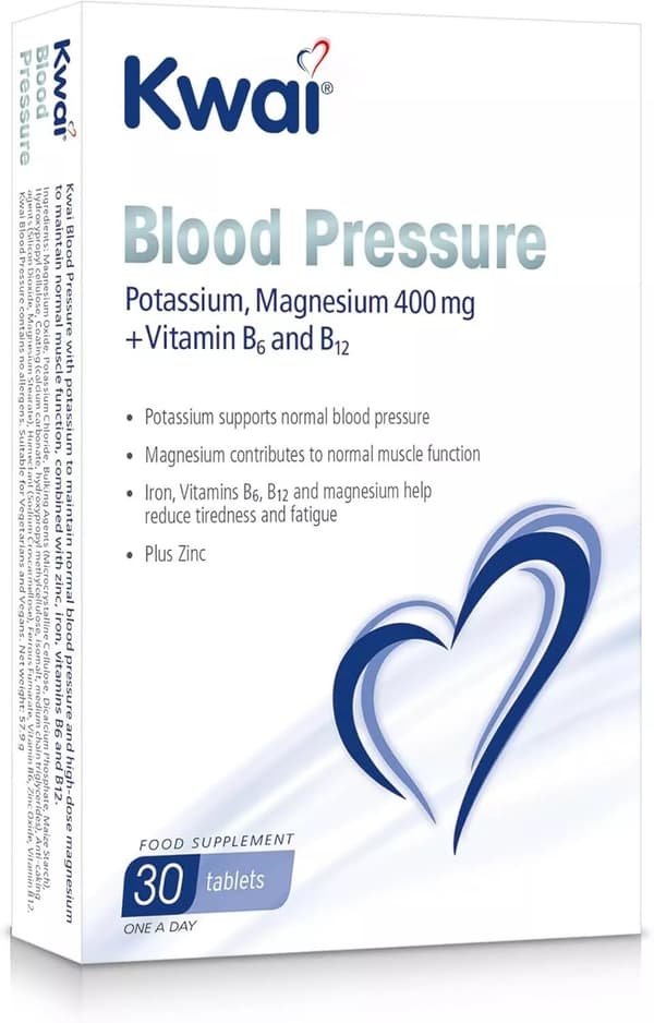Kwai Blood Pressure | Tablets I Potassium to Support Normal Blood ...