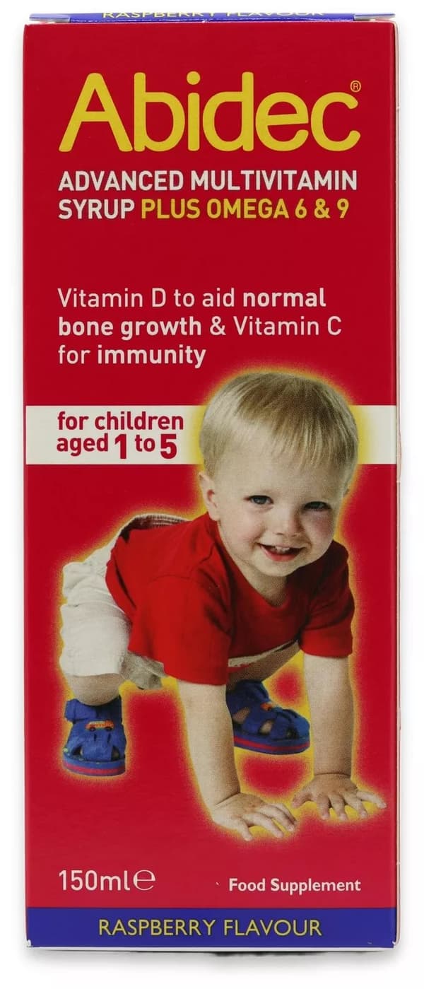 Abidec Advanced Multivitamin Syrup Plus Omega 6 & 9 150ml X 1 | CDON