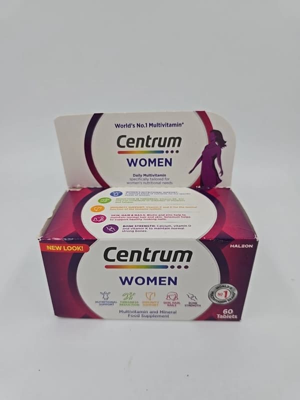 60 X Centrum Women Tablets Multivitamin and Mineral Supplements | CDON