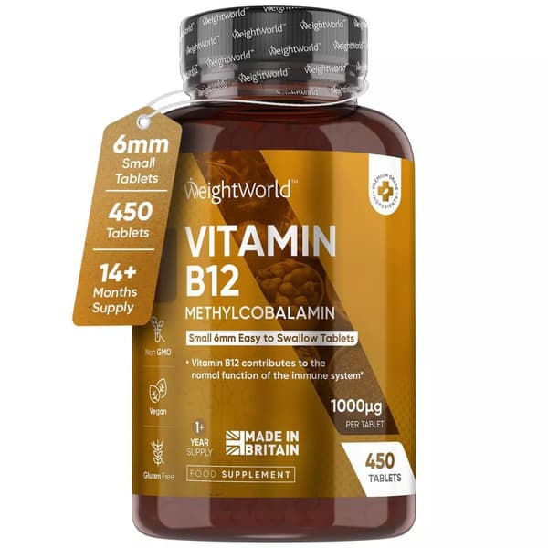 Vitamin B12 Tablets High Strength ?" 1000mcg Vegan B12 Supplement ...