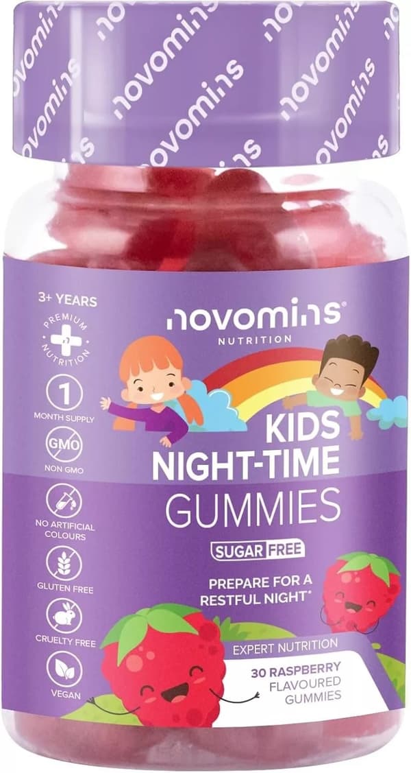Kids Sleep Gummies Chewable Kids Night Time Support Supplement Bed Time ...