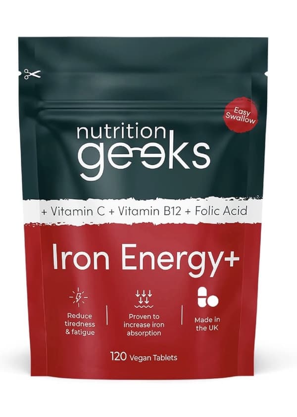 Iron Tablets 14mg ?" High Strength with Vitamin C, B12 & Folic Acid ...
