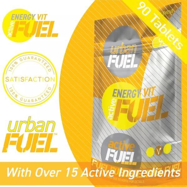 Urban Fuel Energy Vitamin Max Strength Tiredness Fatigue Metabolism ...