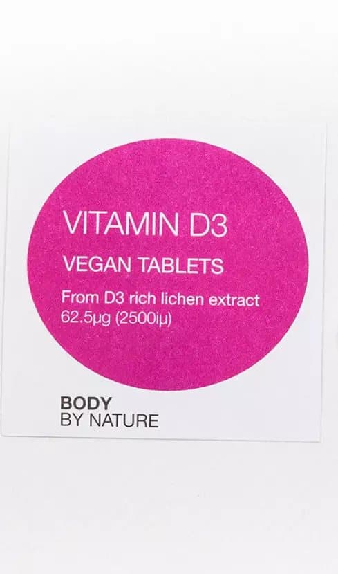 Vegan Vitamin D3 rich Lichen, 2'500iu,Brain / Mood, SAD,Immune System ...