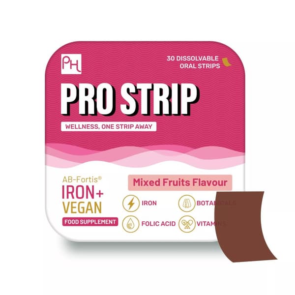 PROSTRIP IRON+ AB-Fortis 14mg added with Vitamin C, B1, B2, B6, Folic ...