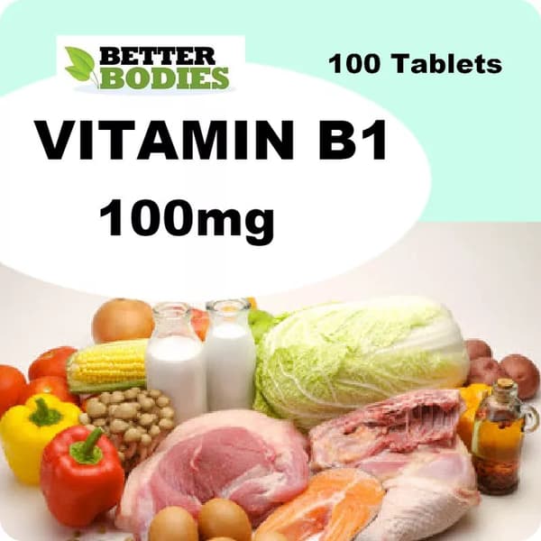Vitamin B1 100mg Thiamin Thiamine 100 Tablets mosquito repellent ...