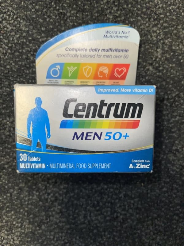 Centrum Men 50+ Multivitamin for Men 30 Tabs | CDON